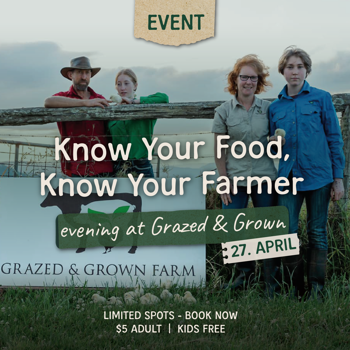EVENT - ‘Know Your Food, Know Your Farmer’