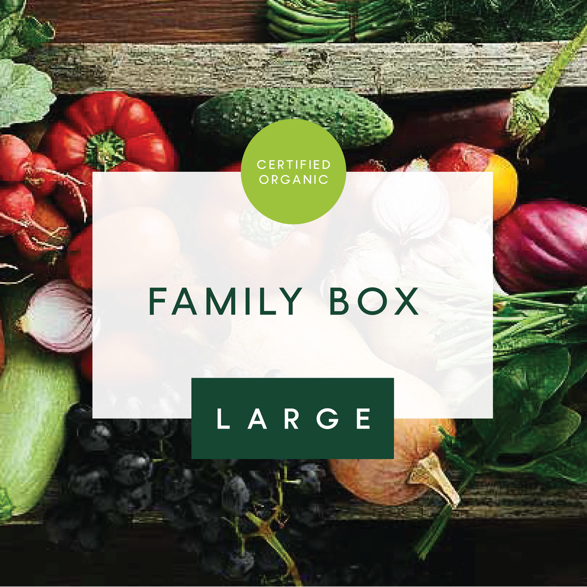 Large Family Box - Organic Fruit and Veg Box